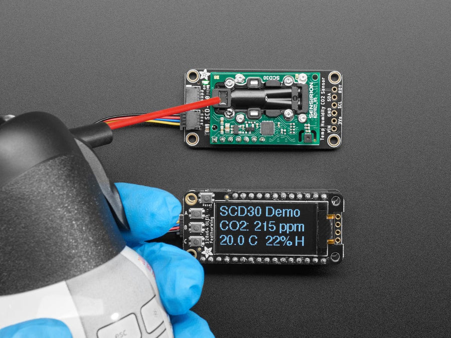 Adafruit SCD-30 - NDIR CO2 Temperature and Humidity Sensor (STEMMA QT ...