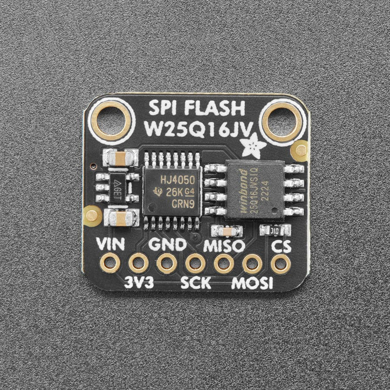 Adafruit SPI FLASH Breakout - W25Q16 - 16 Mbit / 2 MByte | The Pi Hut