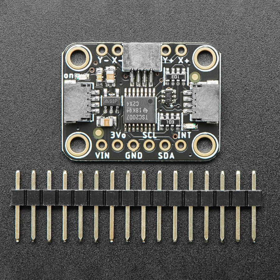 Adafruit TSC2007 I2C Resistive Touch Screen Controller (STEMMA QT ...