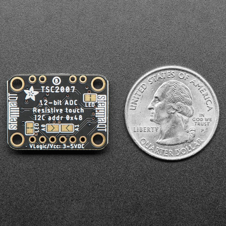 Adafruit Tsc2007 I2c Resistive Touch Screen Controller Stemma Qt