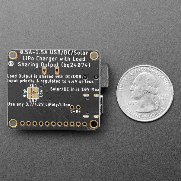 Adafruit Universal USB / DC / Solar Lithium Ion/Polymer Charger ...