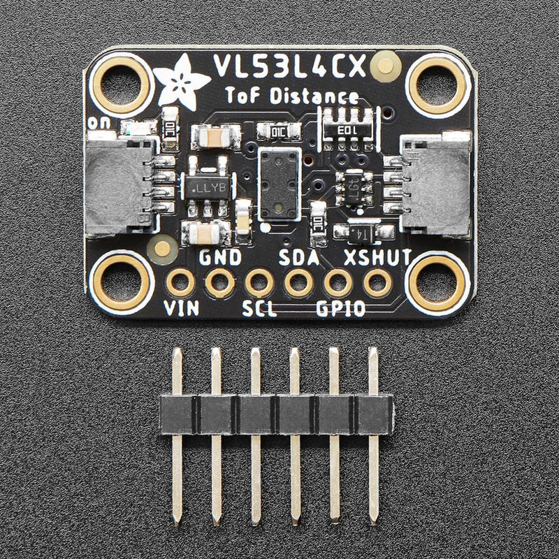Adafruit VL53L4CX Time of Flight Distance Sensor - ~1 to 6000mm ...