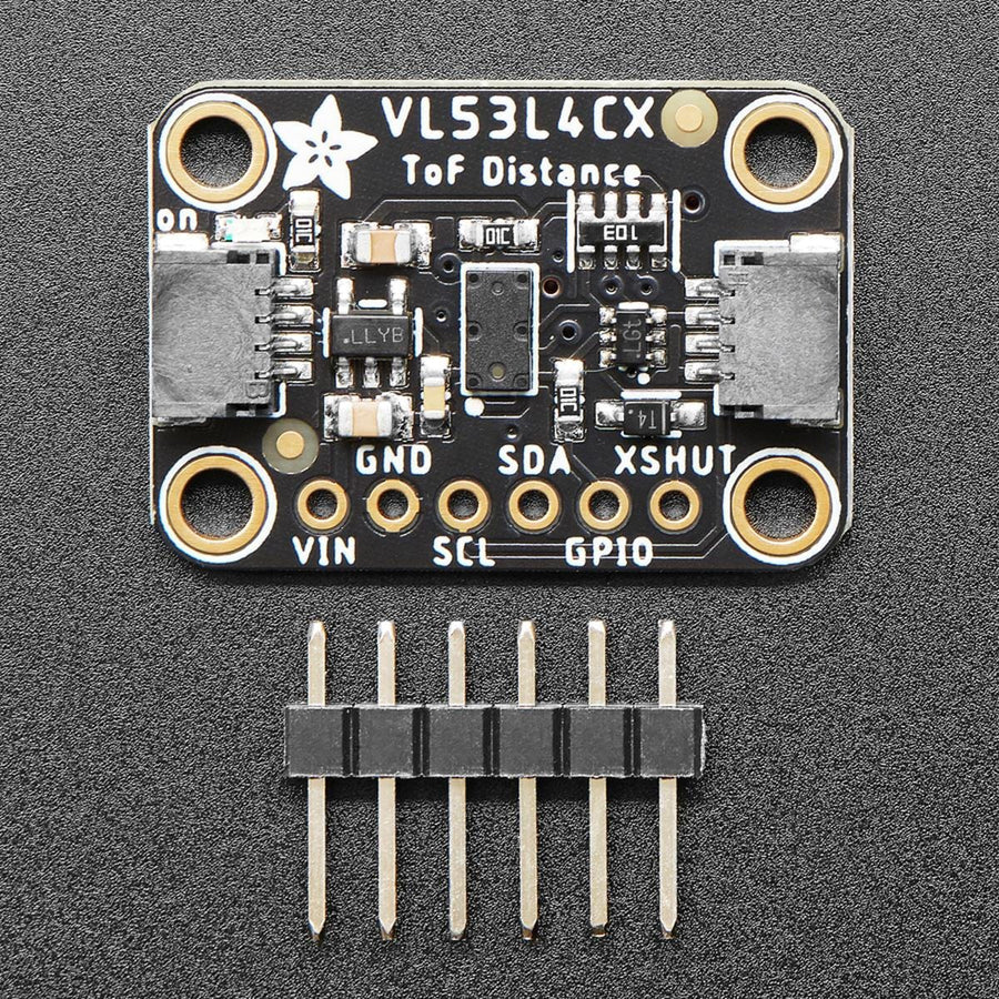 Adafruit VL53L4CX Time of Flight Distance Sensor - ~1 to 6000mm ...