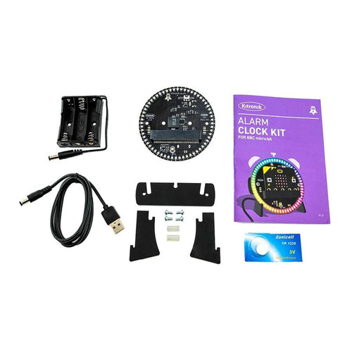 Alarm Clock Kit with ZIP Halo HD for micro:bit [Discontinued] - The Pi Hut