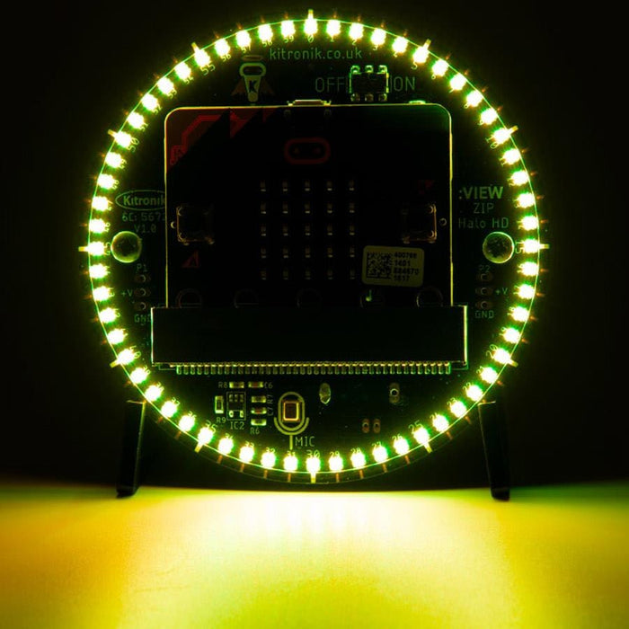 Alarm Clock Kit with ZIP Halo HD for micro:bit [Discontinued] - The Pi Hut