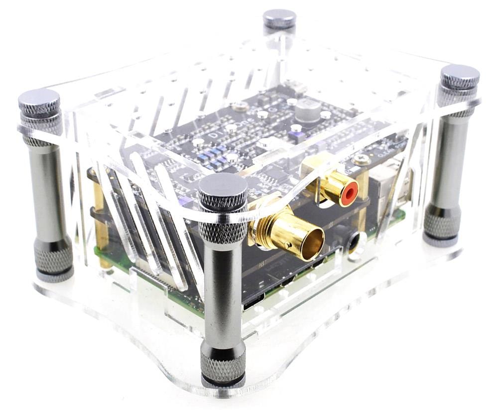 Allo DigiOne Signature Case for Raspberry Pi 4 - Clear [discontinued ...