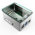 Anidees PRO Extra Tall Raspberry Pi 4 Case - Silver - The Pi Hut