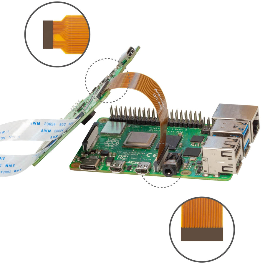 Arducam 5MP Synchronized Stereo Camera Bundle for Raspberry Pi ...