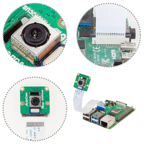 16MP IMX519 Autofocus Camera Module for Raspberry Pi | The Pi Hut