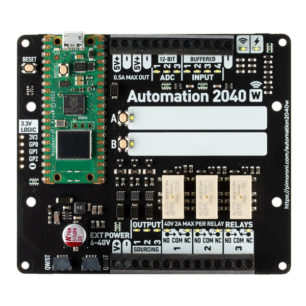 Automation 2040 W (Pico W Aboard) [Discontinued] - The Pi Hut