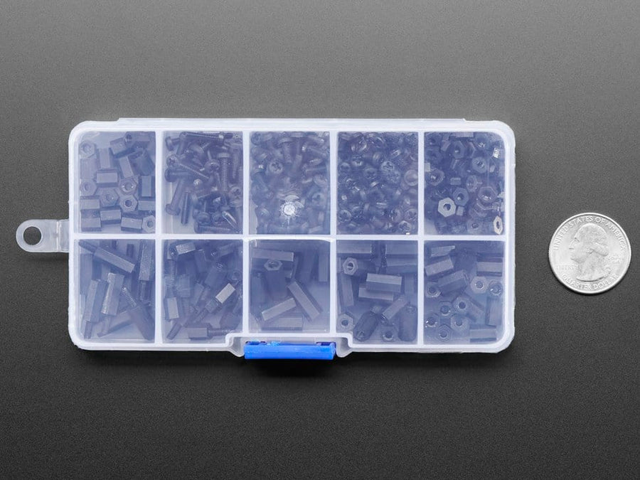 Black Nylon Screw and Stand-off Set – M2.5 Thread - The Pi Hut