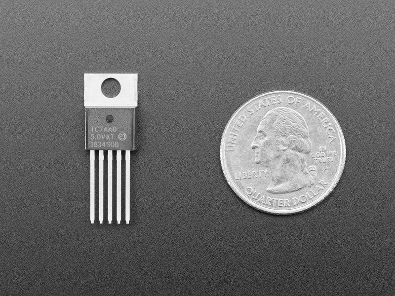 Breadboard Friendly I2C Temperature Sensor - TC74A0 (TC74A0-5.0VAT) - The Pi Hut