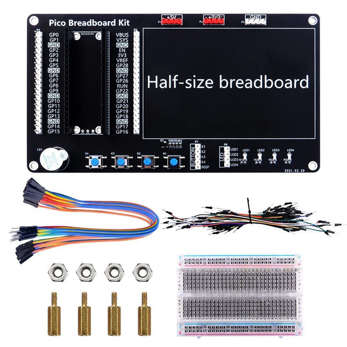 Breadboard Kit for Raspberry Pi Pico | The Pi Hut