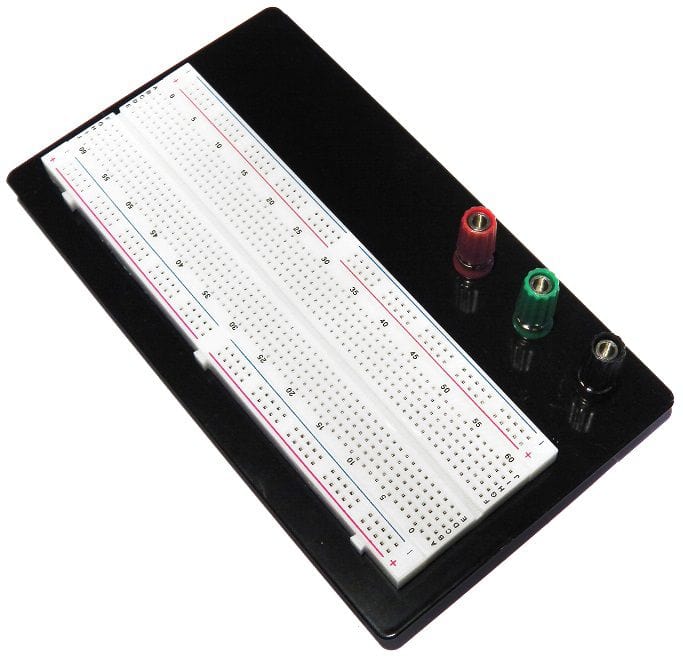 Breadboard (Mounted) Full-Size, Aluminium Plate & Binding Posts - The ...