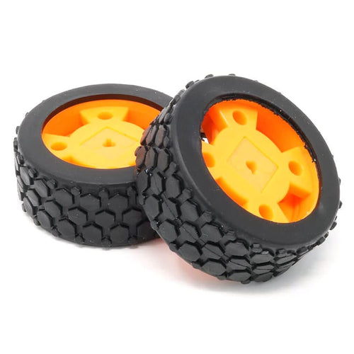 Buggy Wheels - 3mm D-Shaft - The Pi Hut