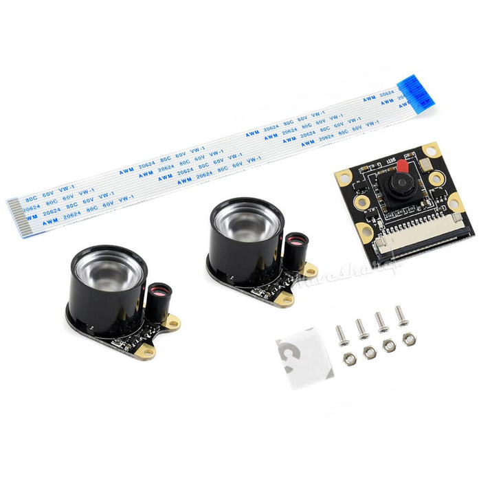 Night Vision Camera for Raspberry Pi - IR-CUT 5MP (Version E ...