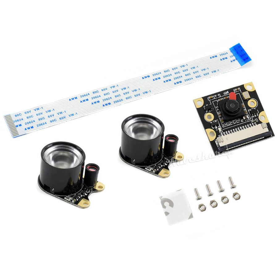 Night Vision Camera for Raspberry Pi - IR-CUT 5MP (Version E ...