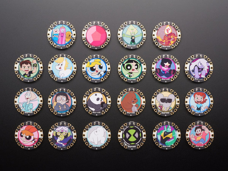 Cartoon Network Sticker Set for Circuit Playground Express ...