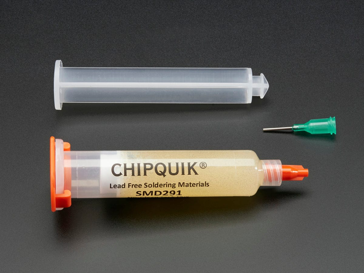 Chip Quik Tack Flux 10cc Syringe with Plunger and Tip (SMD291) - The Pi Hut