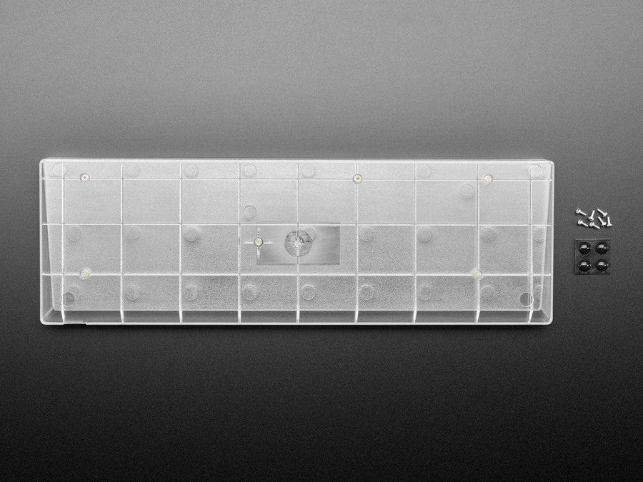 Clear Plastic 65% / JKDK K68 Keyboard Shell | The Pi Hut