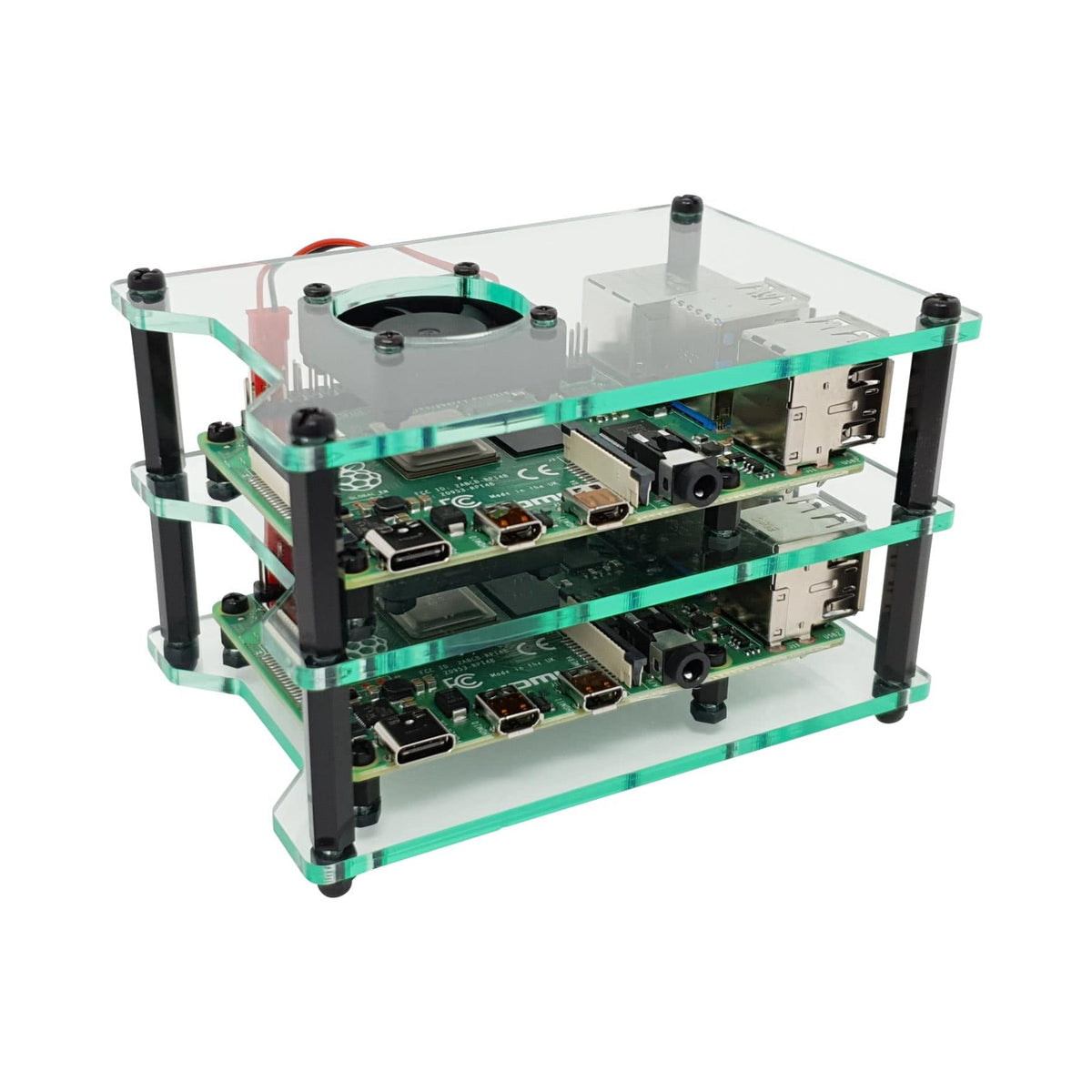Raspberry Pi Cluster Cases - The Pi Hut