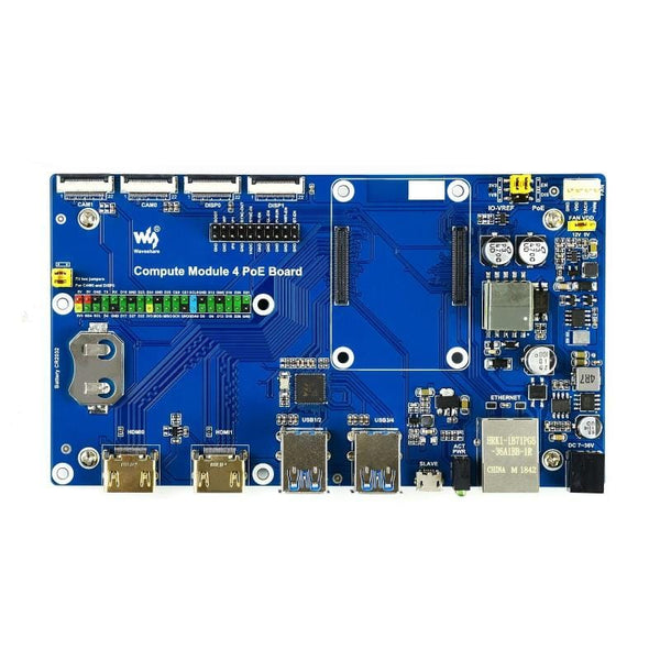 Compute Module 4 IO Board with PoE - The Pi Hut