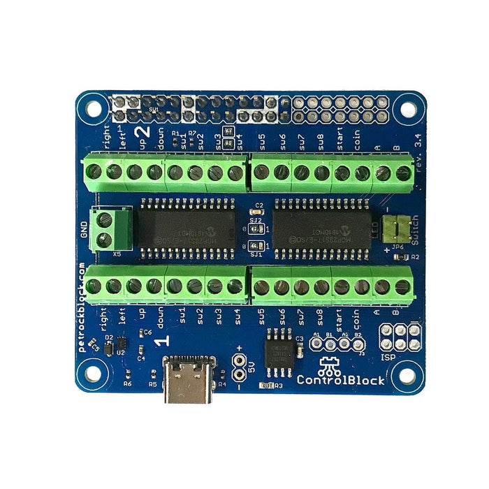 ControlBlock - Game Controllers, Power Switch and I/O for the Raspberry Pi | The Pi Hut