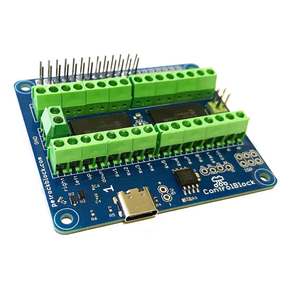 ControlBlock - Game Controllers, Power Switch and I/O for the Raspberry ...
