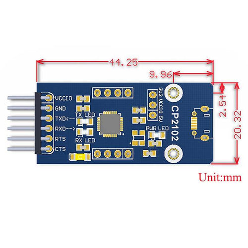 CP2102 USB UART Board (Micro-USB) | The Pi Hut