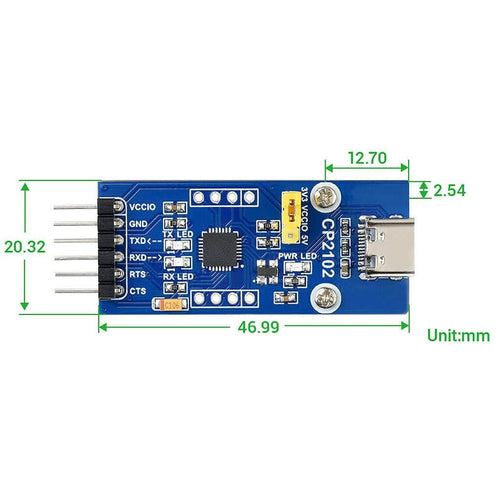 CP2102 USB UART Board (USB-C) - The Pi Hut
