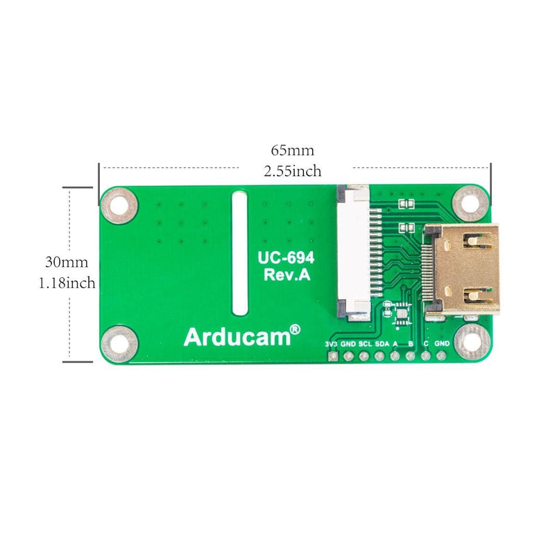 CSI to HDMI Adapter Board Raspberry Pi HQ Camera [Discontinued] - The ...