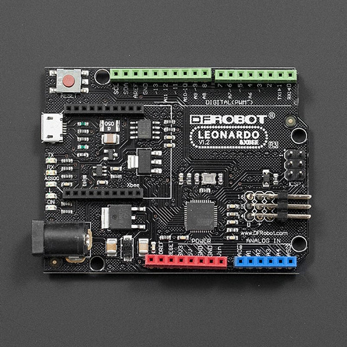 Dfrduino Leonardo With Xbee Socket Arduino Leonardo Compatible The Pi Hut