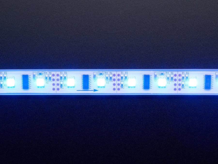 Digital RGB LED Weatherproof Strip - LPD8806 x 48 LED (LPD8806 ...