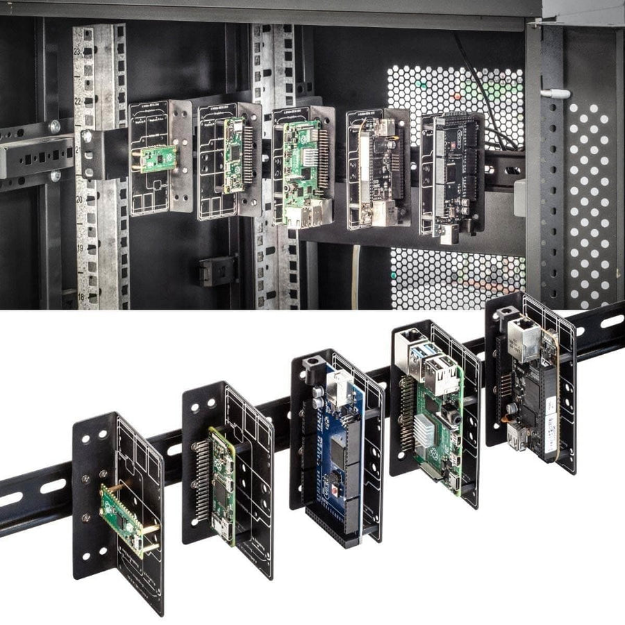 DIN Rail Mount for Raspberry Pi, Zero, Pico and Arduino [discontinued] - The Pi Hut