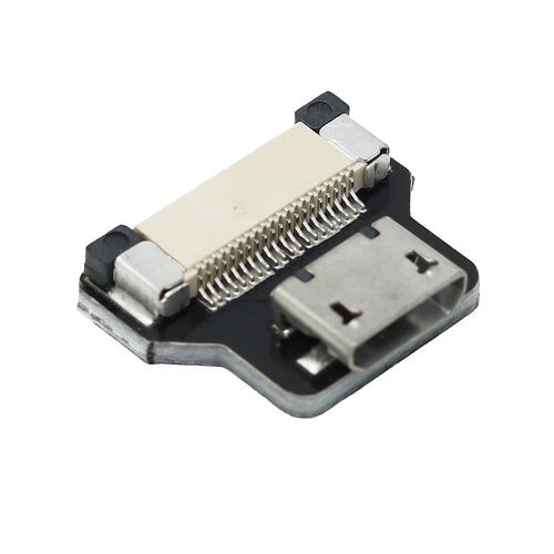 DIY USB Cable Parts - Straight Micro USB Socket - The Pi Hut