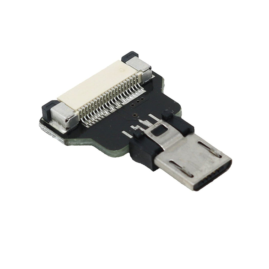 DIY USB Cable Parts - Straight Micro USB Plug - The Pi Hut