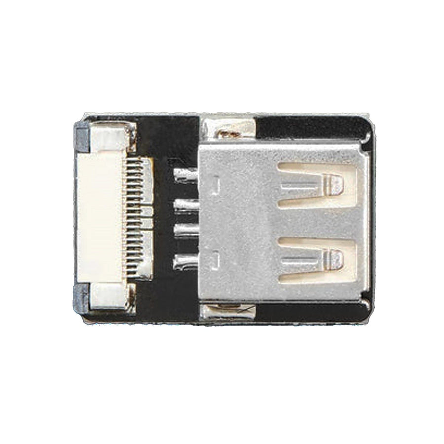DIY USB Cable Parts - Straight Type A USB Socket - The Pi Hut
