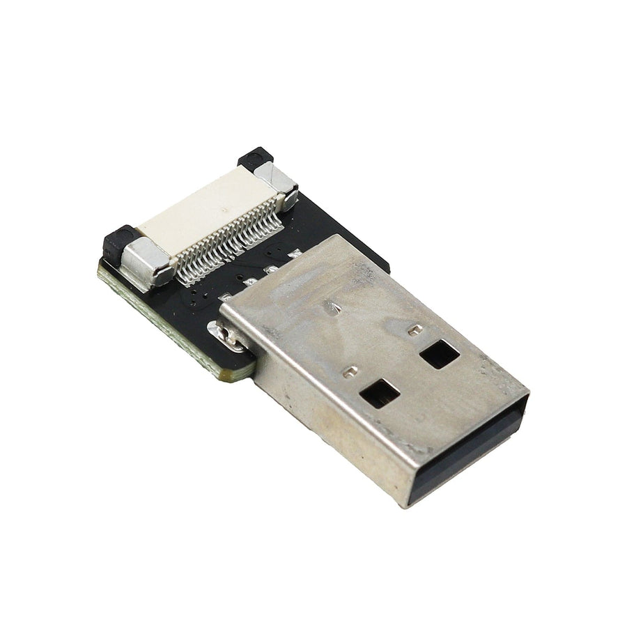 DIY USB Cable Parts - Straight USB-A Plug - The Pi Hut