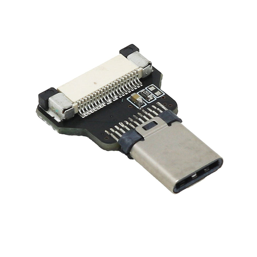 DIY USB Cable Parts - Straight USB-C Plug - The Pi Hut
