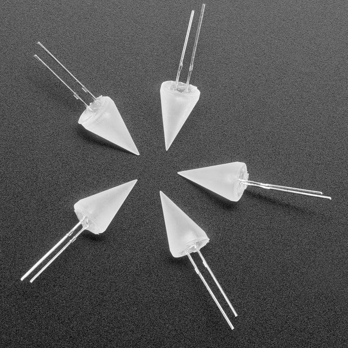 dLUX-dLITE Red Spike Shape LEDs (5 Pack) [discontinued] - The Pi Hut