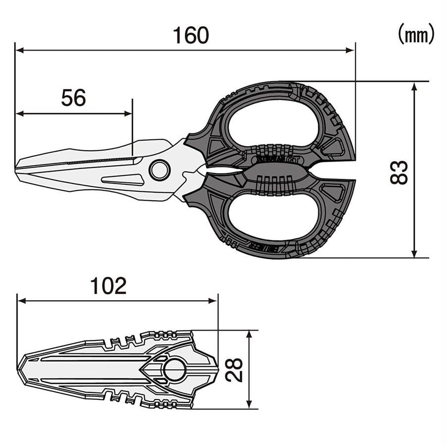 Engineer® PH-55 Combination Scissors GT - The Pi Hut