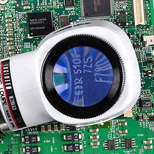 Engineer® SL-71 Illuminated PCB Inspection Loupe (10X) - The Pi Hut