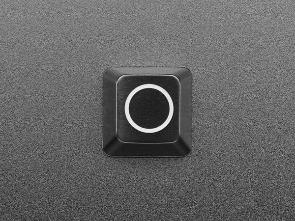 Etched Glow-Through Keycap - Zener ESP Circle Design (MX Compatible ...