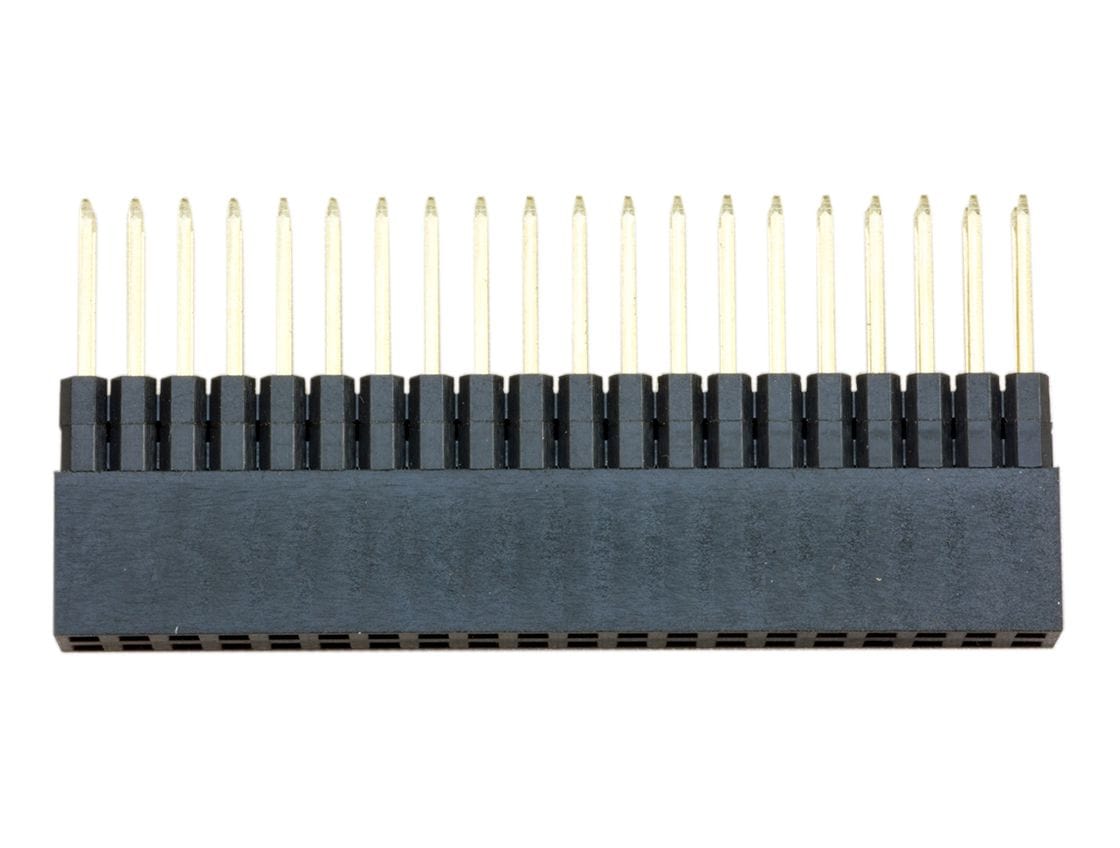 Extra-Tall Push-Fit Stacking GPIO Header for Raspberry Pi - Double ...