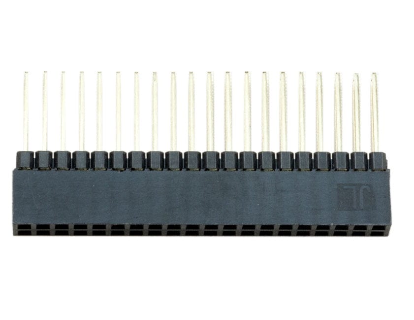 Extra-Tall Push-Fit Stacking GPIO Header for Raspberry Pi - Single ...