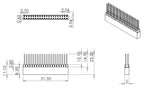 Extra-Tall Push-Fit Stacking GPIO Header for Raspberry Pi - Single Shroud - The Pi Hut