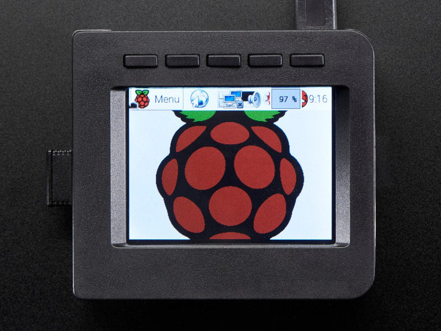 Faceplate and Buttons Pack for 2.4" PiTFT HAT - Raspberry Pi A+ - The ...