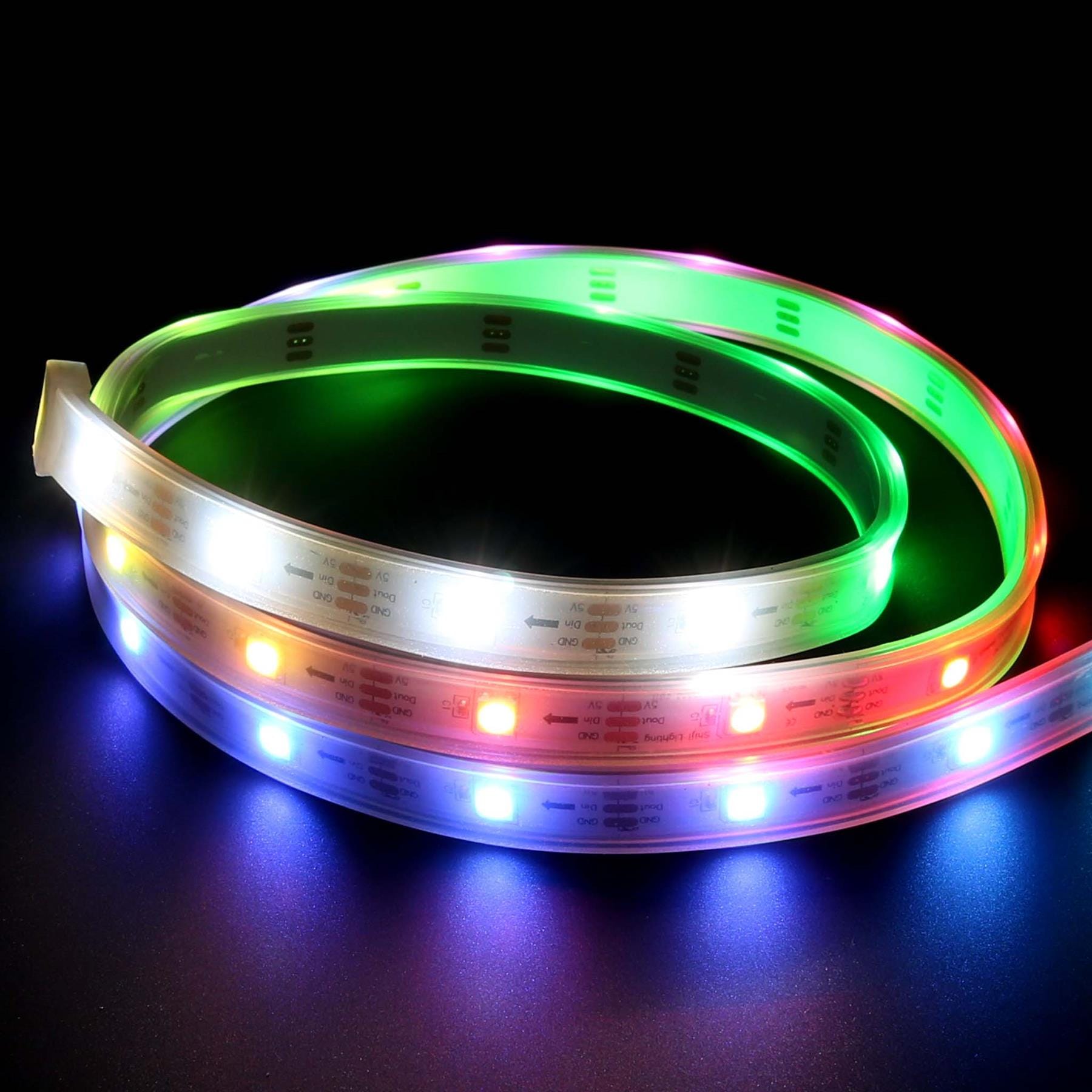 Flexible RGBW LED Strip (NeoPixel/WS2812/SK6812 compatible) - 30 LED ...