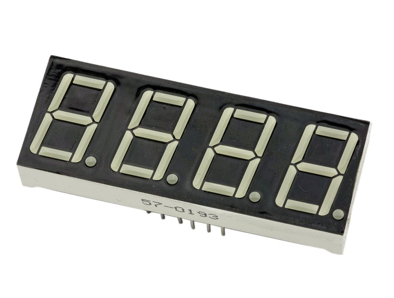 Four-Digit Seven-Segment Display - Red | The Pi Hut Four-Digit Seven-Segment Display - Red | The Pi Hut