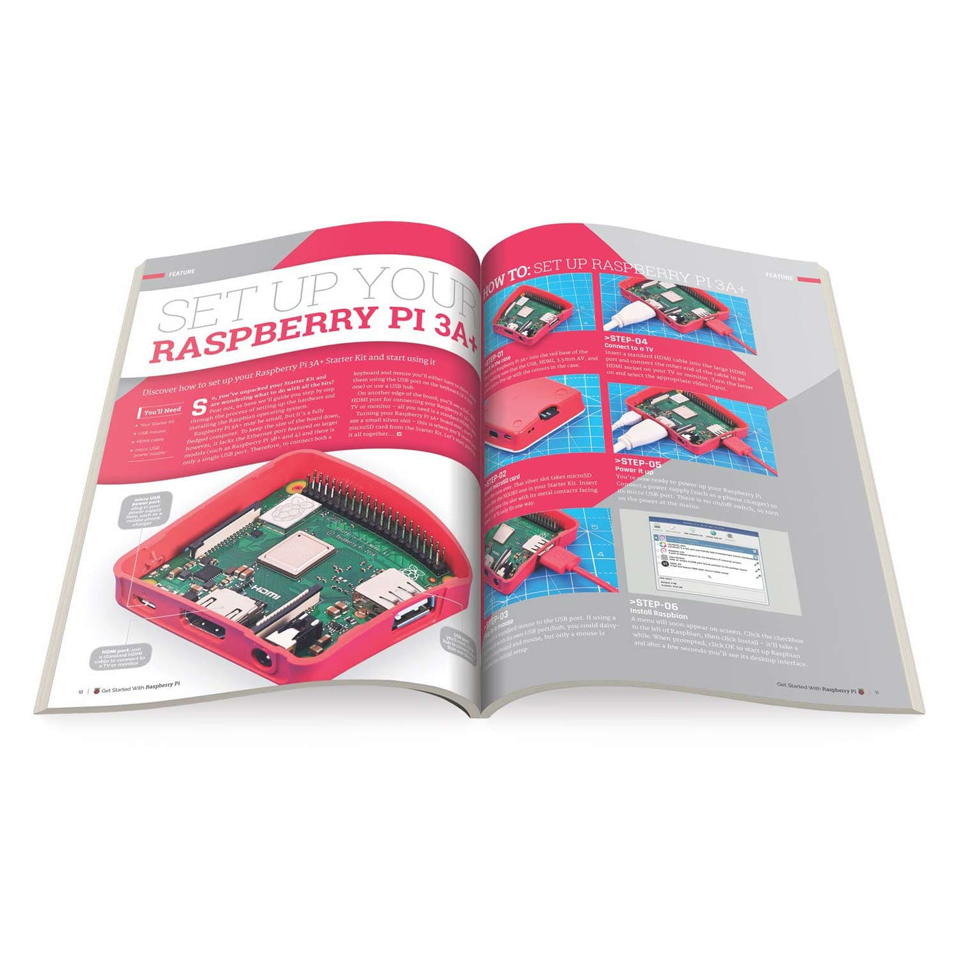 Get Started with Raspberry Pi (Includes 3A+ Kit) [discontinued] | The ...